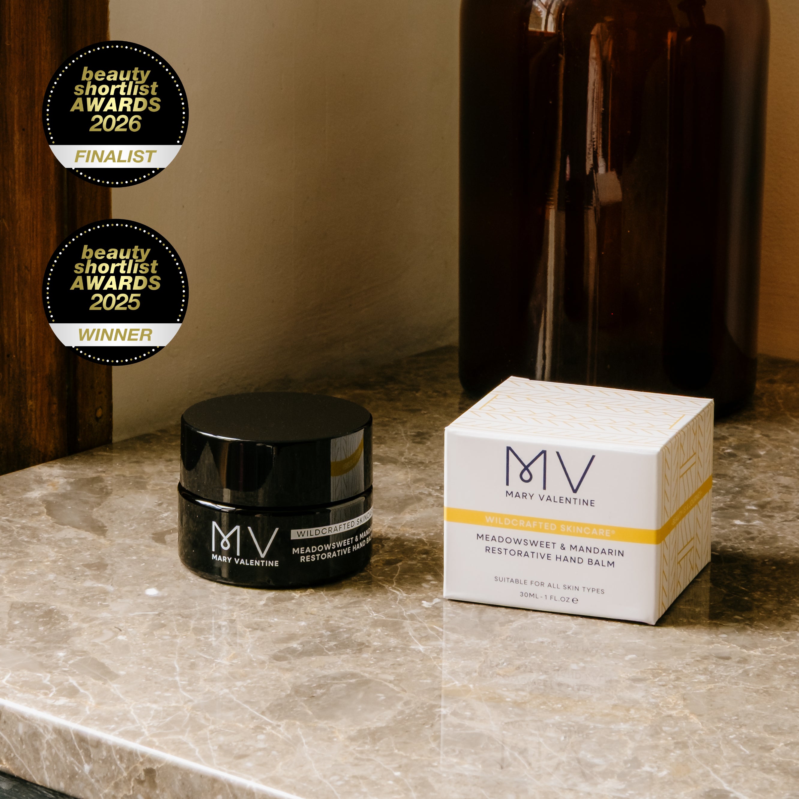 Meadowsweet & Mandarin Restorative Hand Balm 30ml – Mary Valentine ...